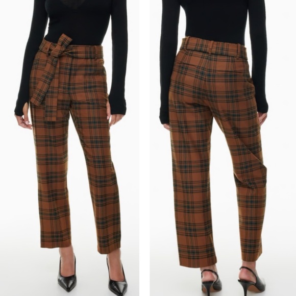 Wilfred | Pants & Jumpsuits | Aritzia Wilfred Deep Purple Yellow High ...